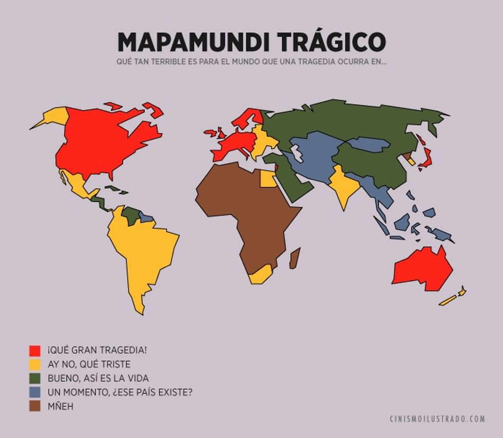A Map of Empathy and Apathy: Some Countries We Care for More than ...