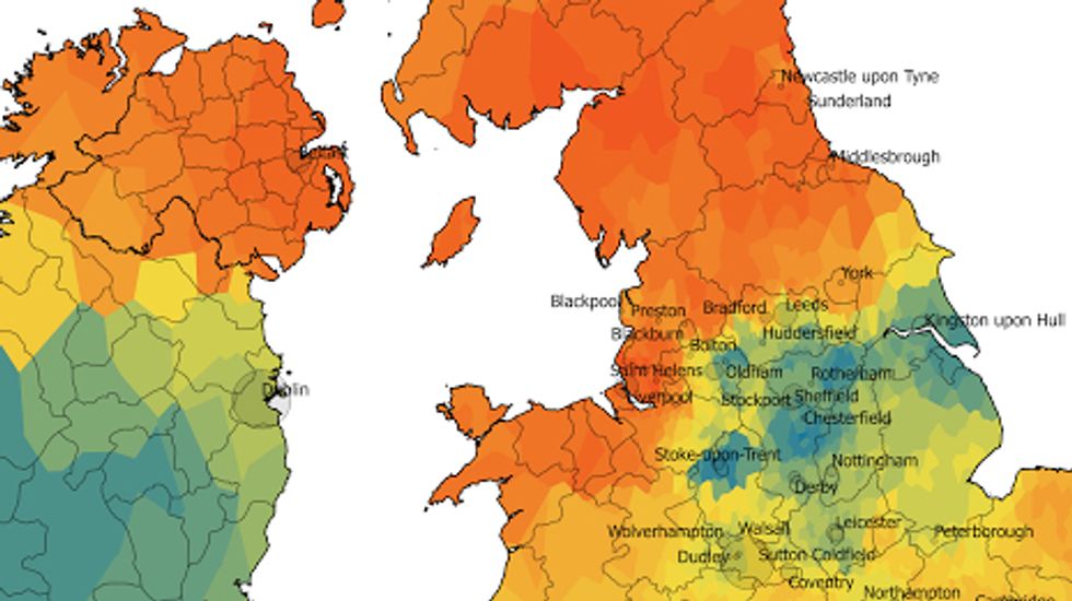 The Great Scone Map of the UK and Ireland - Big Think