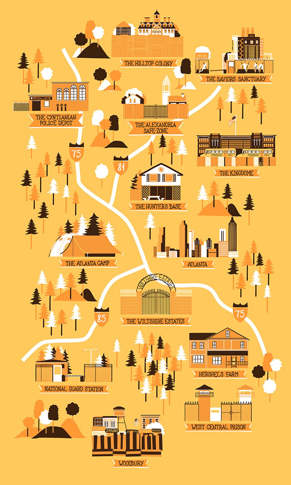 628 - Who put the Z in A-to-Z? Maps of Zombieland - Big Think