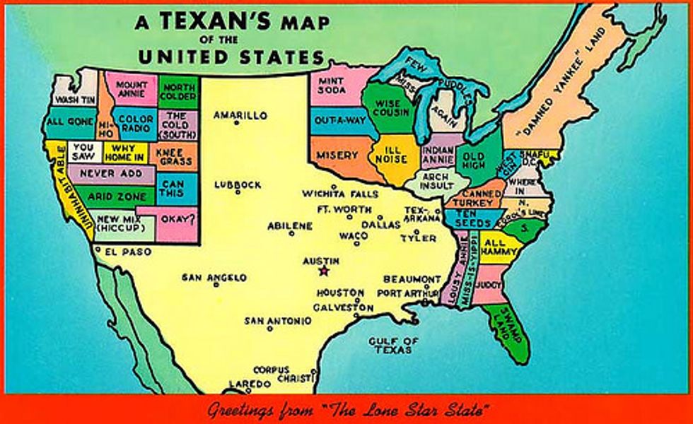172 - A Texan's Map of the United States - Big Think