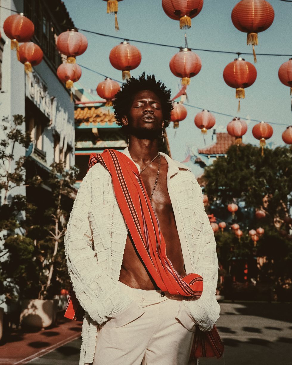 Model Adonis Bosso Talks Music, Fatherhood and Slick Woods - PAPER Magazine