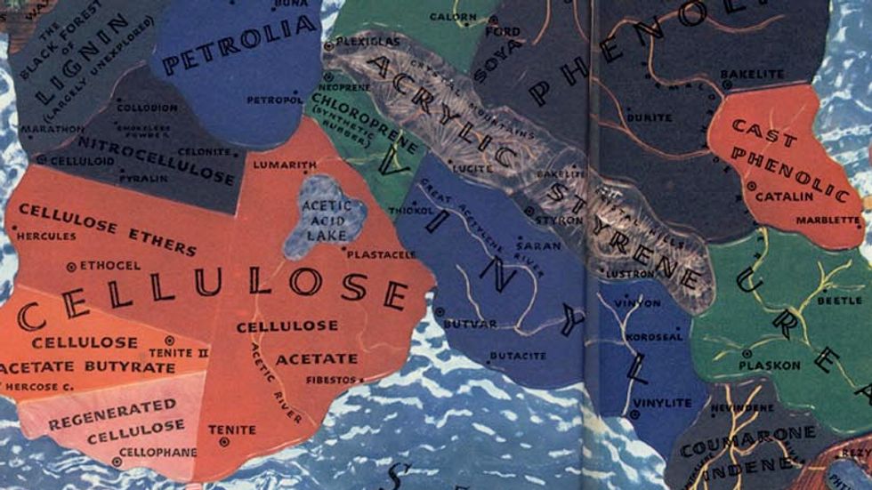 A Map of Synthetica, A New Continent of Plastics - Big Think