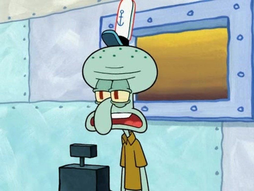 So many people relate this well with Squidward
