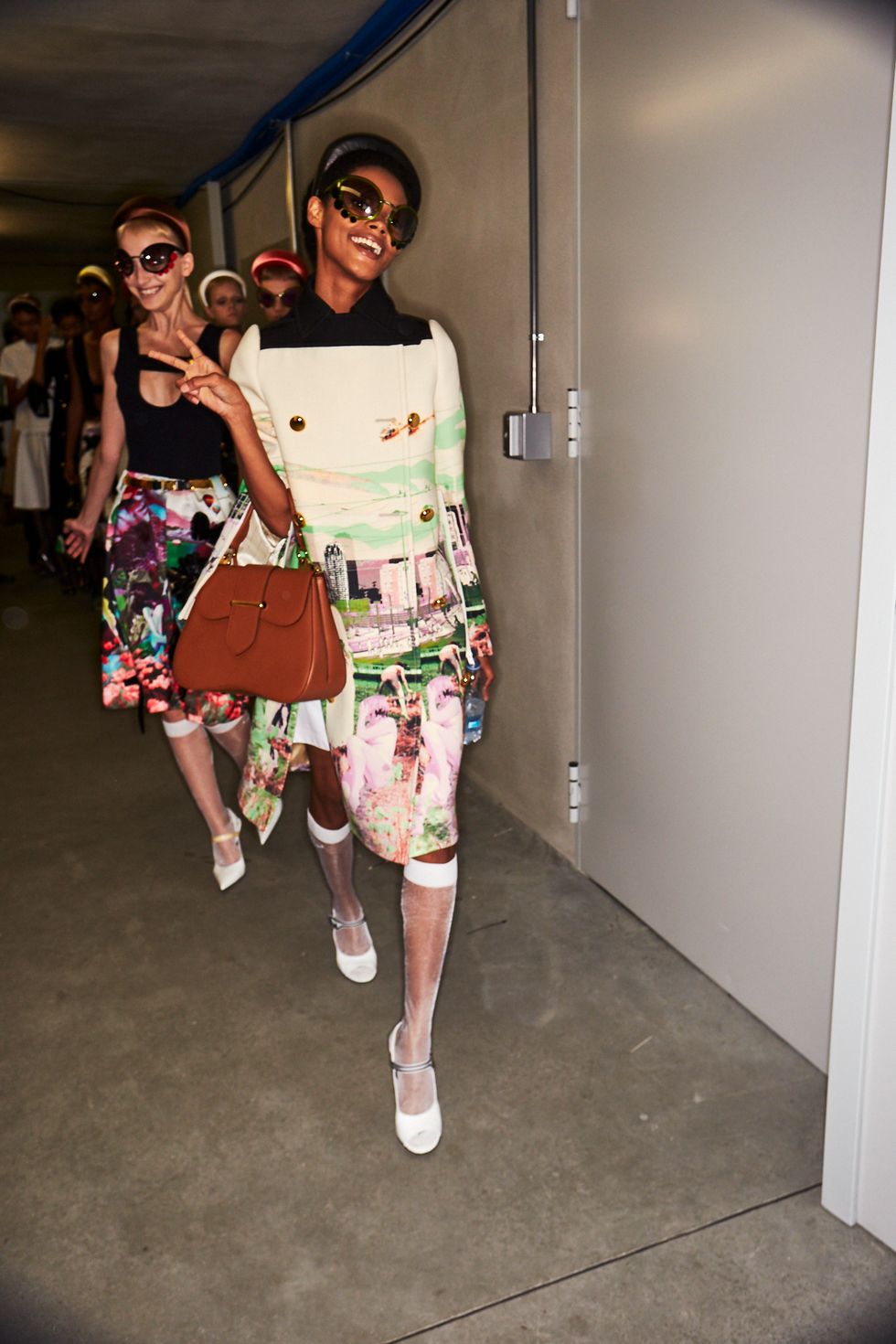 Go Backstage at Prada's Spring 2019 Show - PAPER Magazine