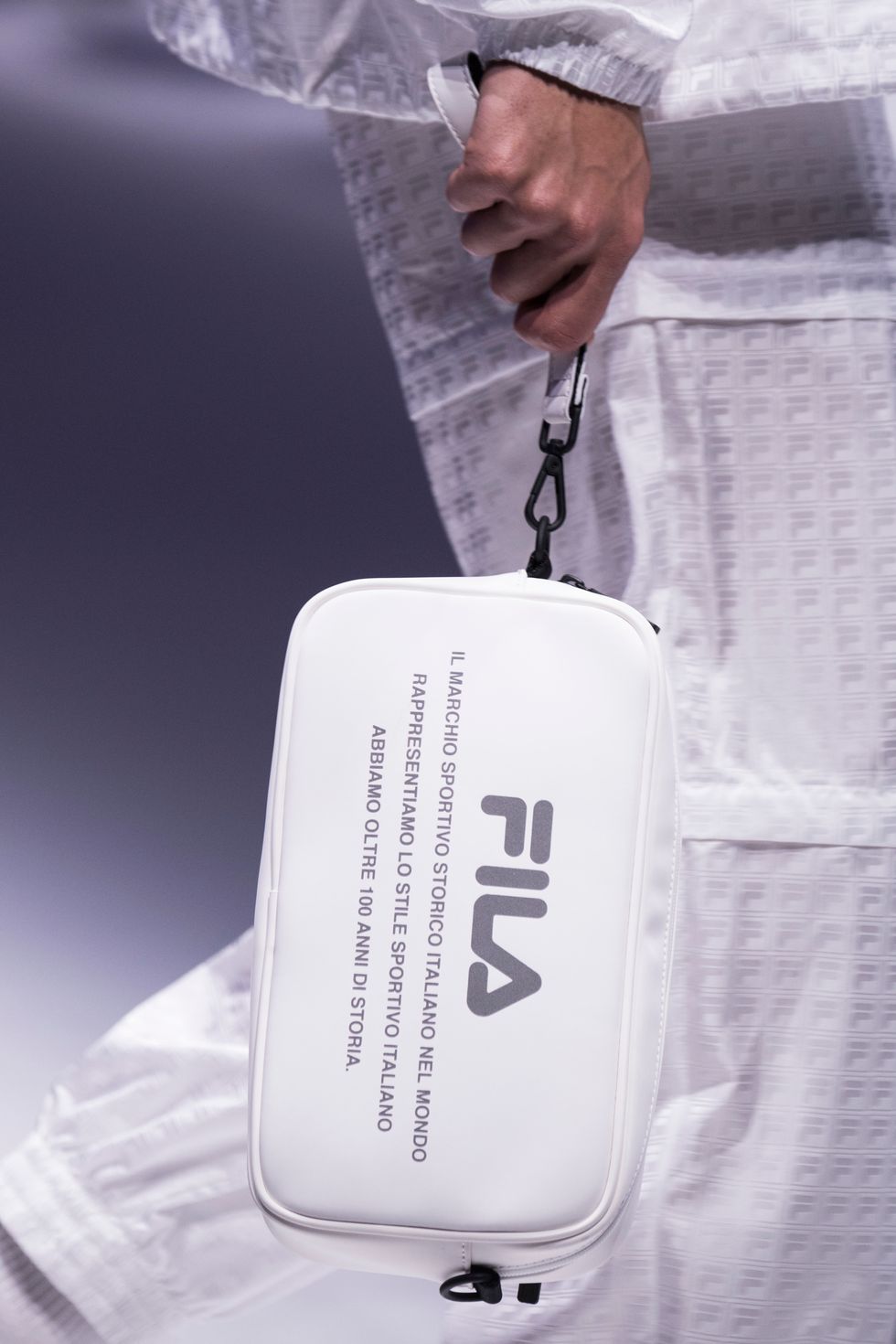 Fila's Glitter Bomb Breakout at Milan Fashion Week - PAPER Magazine