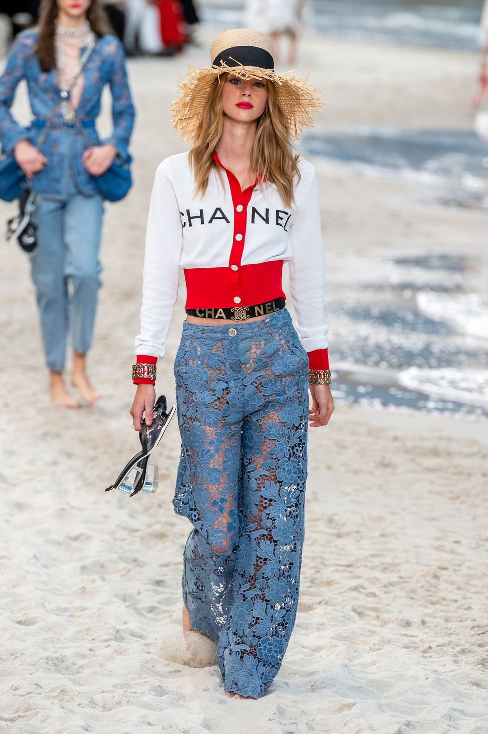 Karl Lagerfeld Built a Beach for Chanel's Spring Show - PAPER Magazine