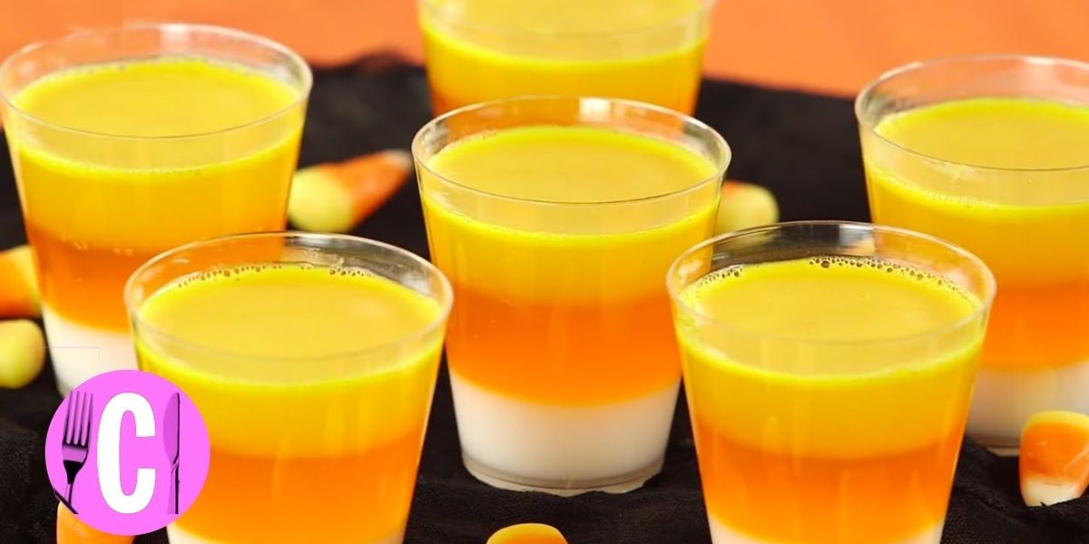 These candy corn shots look good enough that we may never need the ...
