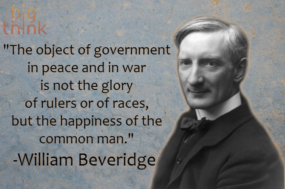 William Beveridge on The Role of Government - Big Think