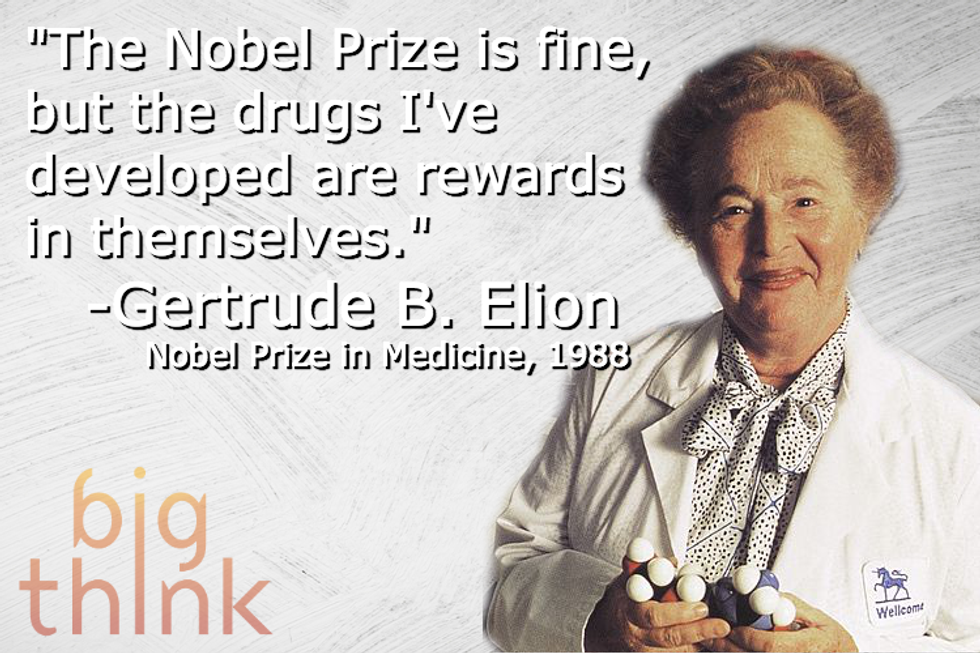 Nobel Laureate Gertrude B. Elion on Perspective - Big Think