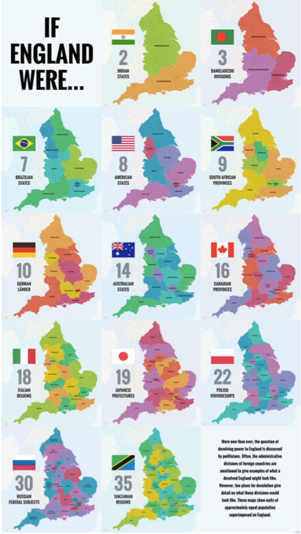 40 Ways to Carve Up England - Big Think