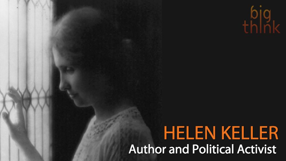 Helen Keller: "When One Door of Happiness Closes, Another Opens" - Big ...