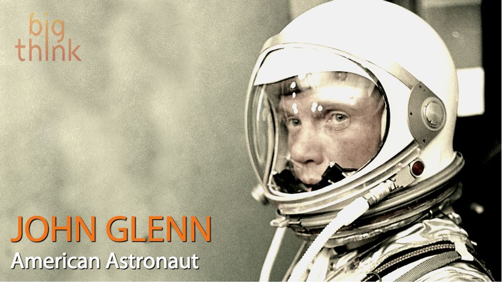 John Glenn: "The Most Important Thing is to Inspire Young Minds" - Big Think