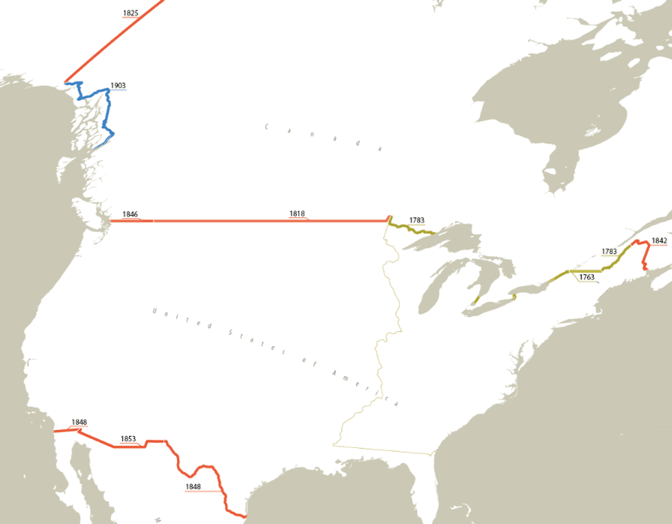 World map shows newest and oldest international borders - Big Think