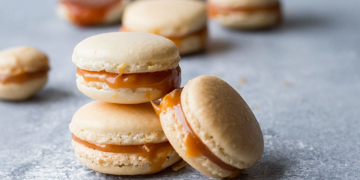 Salted Caramel Macarons - My Recipe Magic