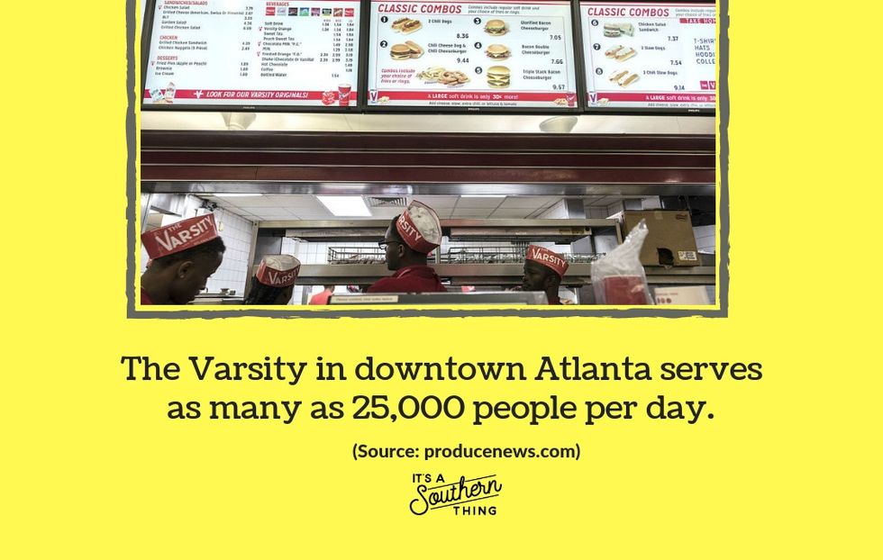 10 fun facts about The Varsity, world's largest drive-in restaurant ...