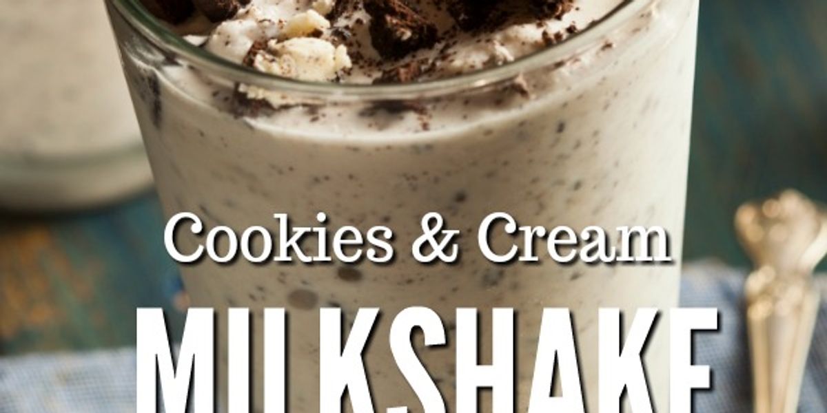 Cookies and Cream Milkshake - My Recipe Magic