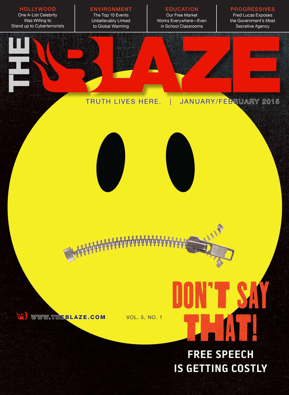 New Blaze Magazine: The progressive left's threat to free speech - TheBlaze