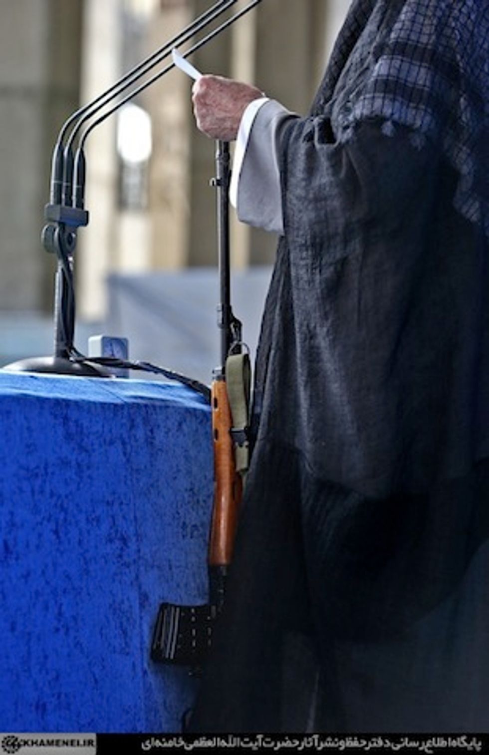 Can You Spot What Iran’s Khamenei Was Holding During His Speech on the ...