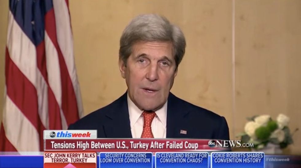 Kerry: U.S. Concerned Turkey Could Crack Down on Democracy After Failed ...