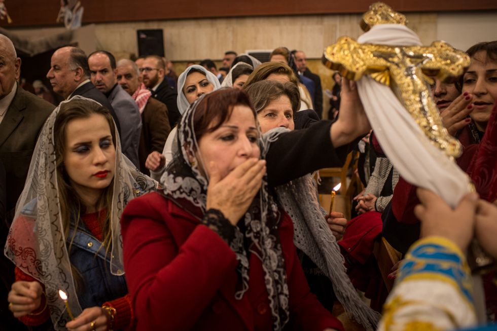 Iraqi Christians celebrate Christmas for first time in 2 years after ...