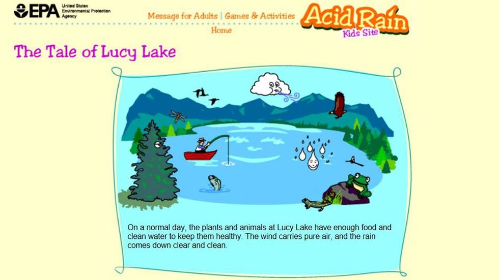 Exclusive: EPA acid rain website teaches kids to avoid cars, air ...
