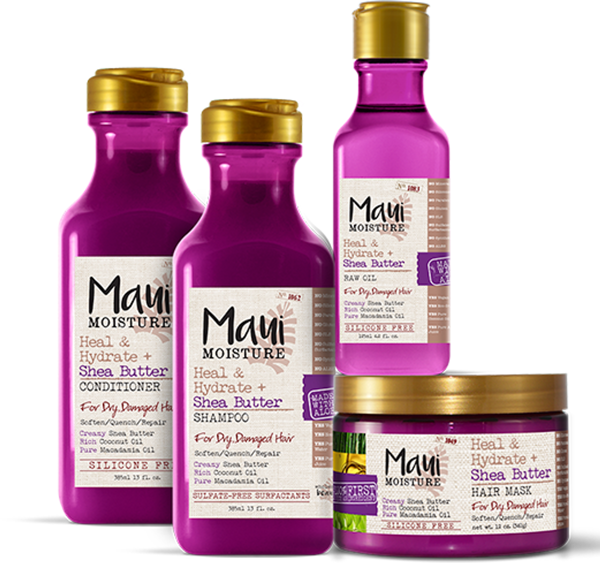 Maui Moisture Heal & Hydrate + Shea Butter Line - xoNecole