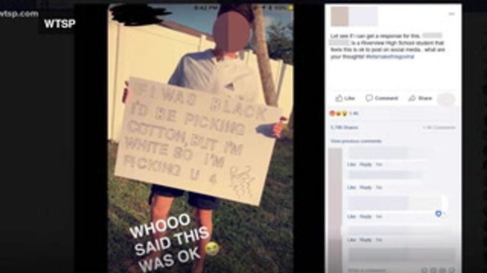 Student's racist 'cotton picking' promposal goes viral - TheBlaze
