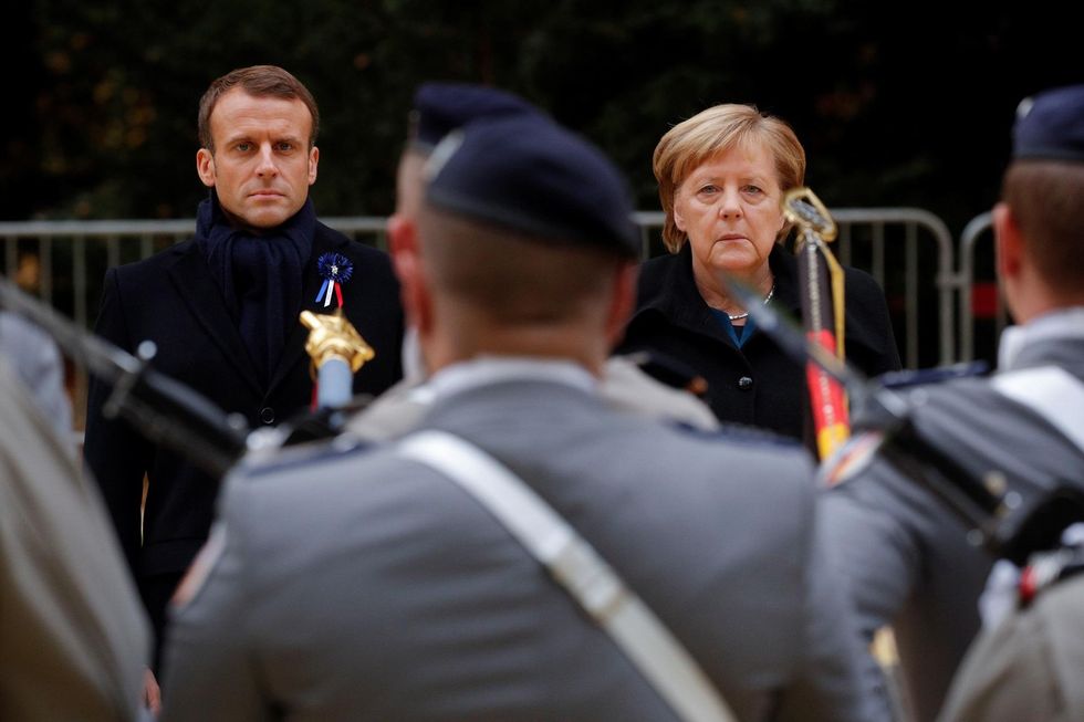 Angela Merkel echoes Emmanuel Macron by calling for the formation of a ...