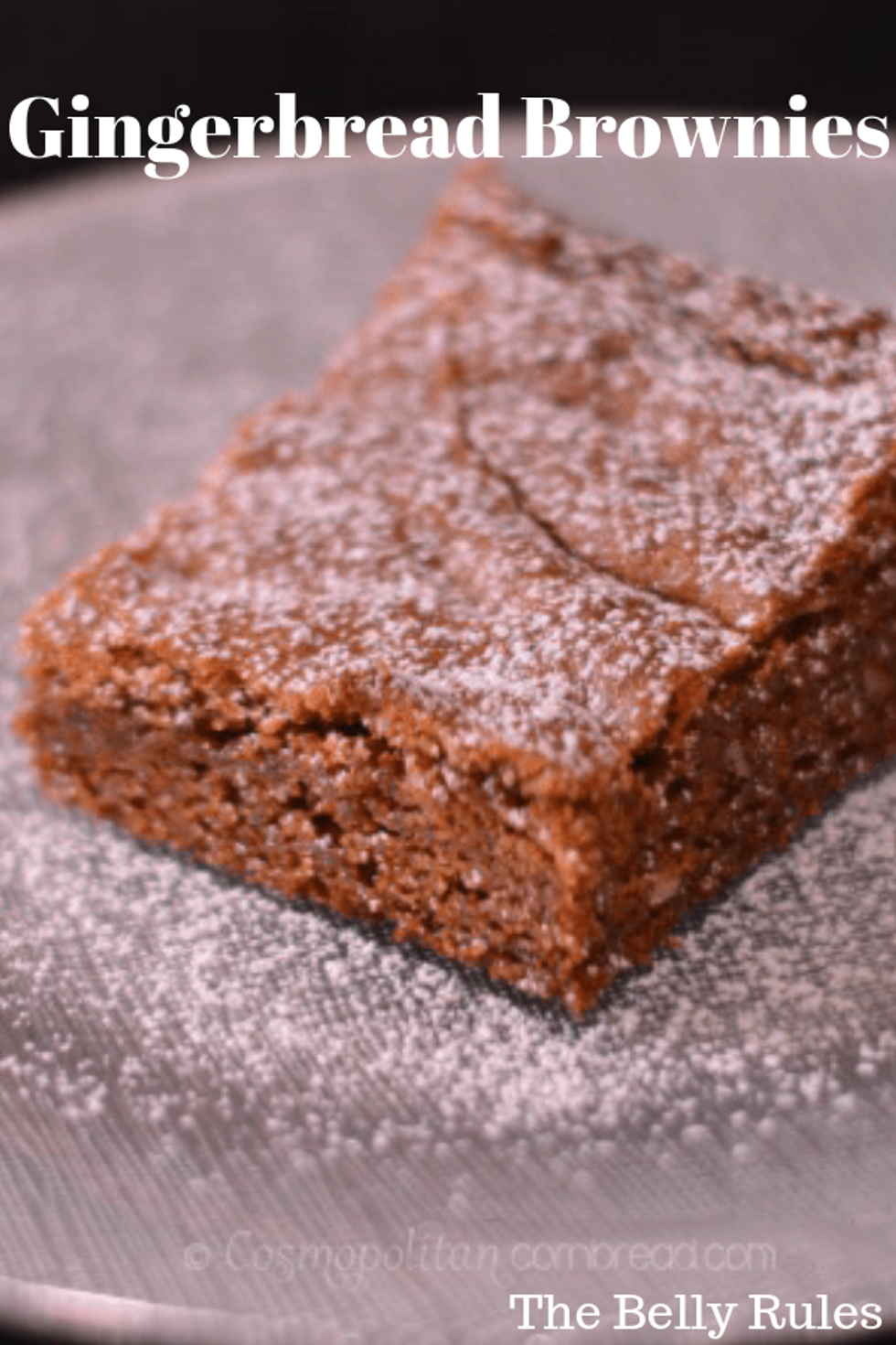 Gingerbread Brownies - My Recipe Magic