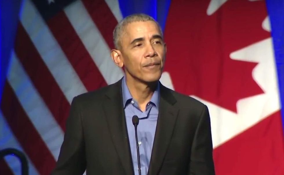 Obama thanks himself in speech in which he takes credit for economic ...