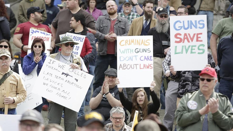March For Our Rights Rally Draws Thousands Of Pro Gun Supporters In
