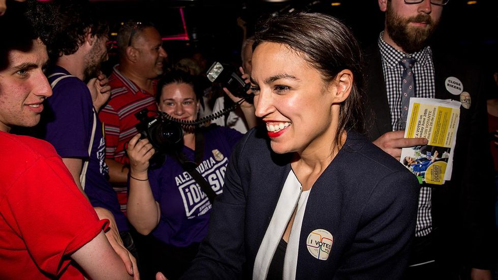 Dem Congressional Nominee Ocasio Cortez Claims Shes Not Pushing