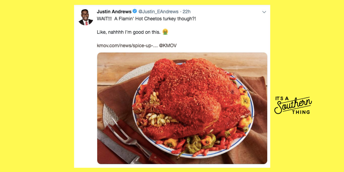 A recipe for a Hot Cheetos turkey is out there, if you really want your ...