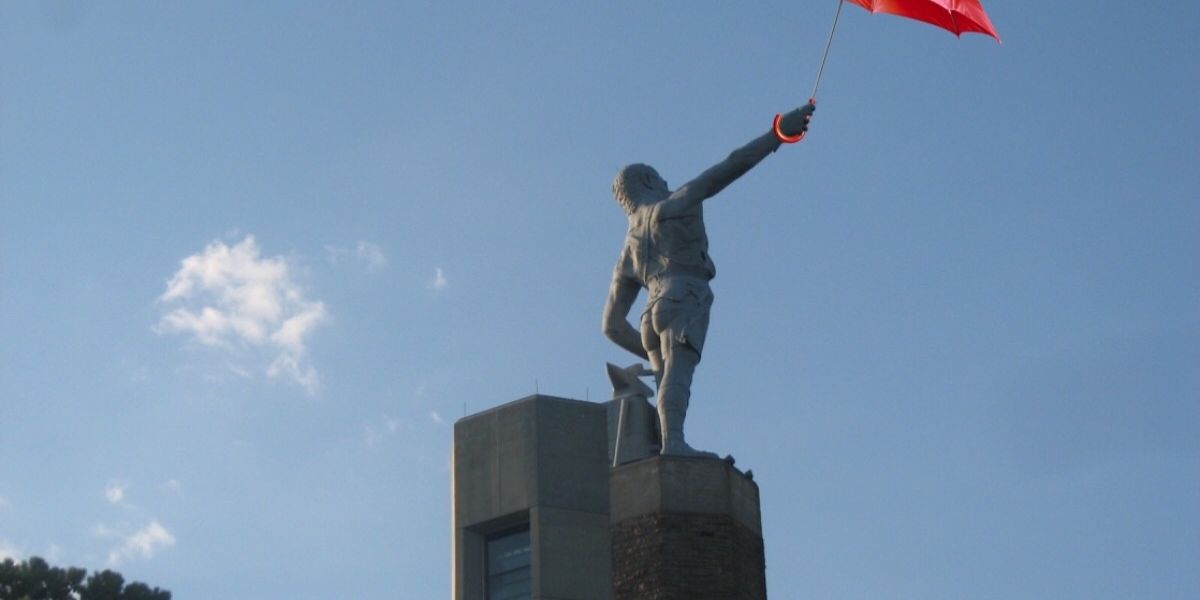 It’s rained so much, this guy is raising funds to buy a giant umbrella ...