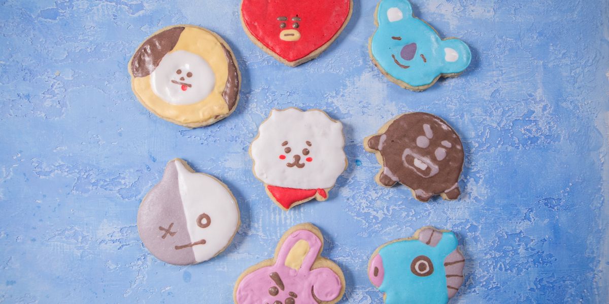 BTS BT21 Sugar Cookies - My Recipe Magic