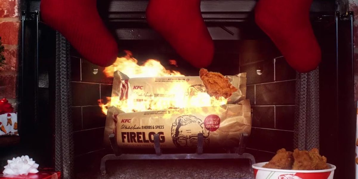 KFC is now selling fire logs that smell like fried chicken - It's a ...