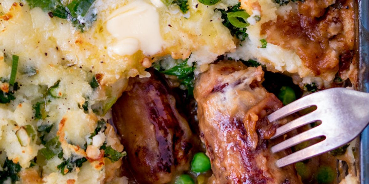 Sausage and Colcannon Bake - My Recipe Magic