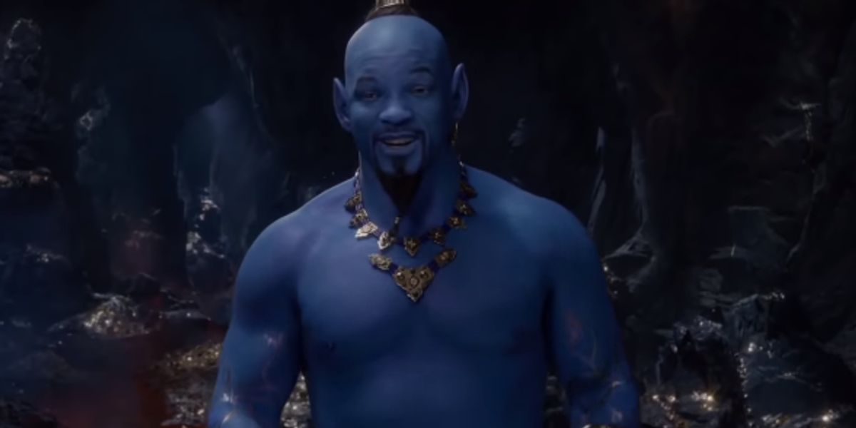 Watch Will Smith As a Blue Genie In New Disney 'Aladdin' Trailer ...