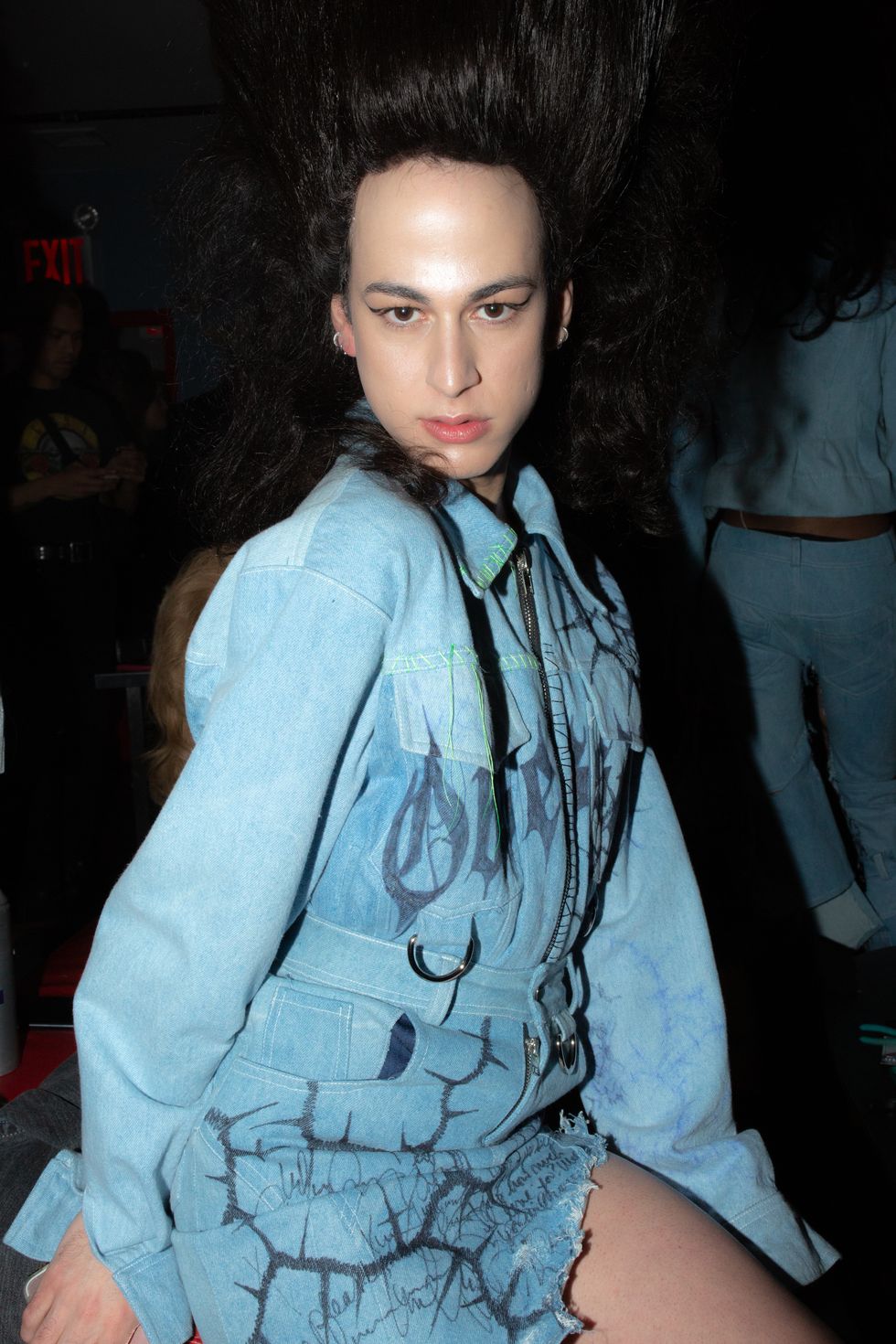 Club Kids Crowded Inside Analog For Wesley Berryman's Runway Debut ...