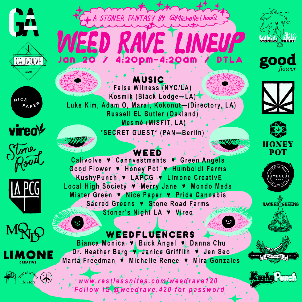 Michelle Lhooq Talks Her New Los Angeles Weed Rave - PAPER Magazine