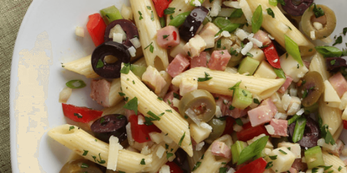 Muffaletta Pasta Salad - My Recipe Magic