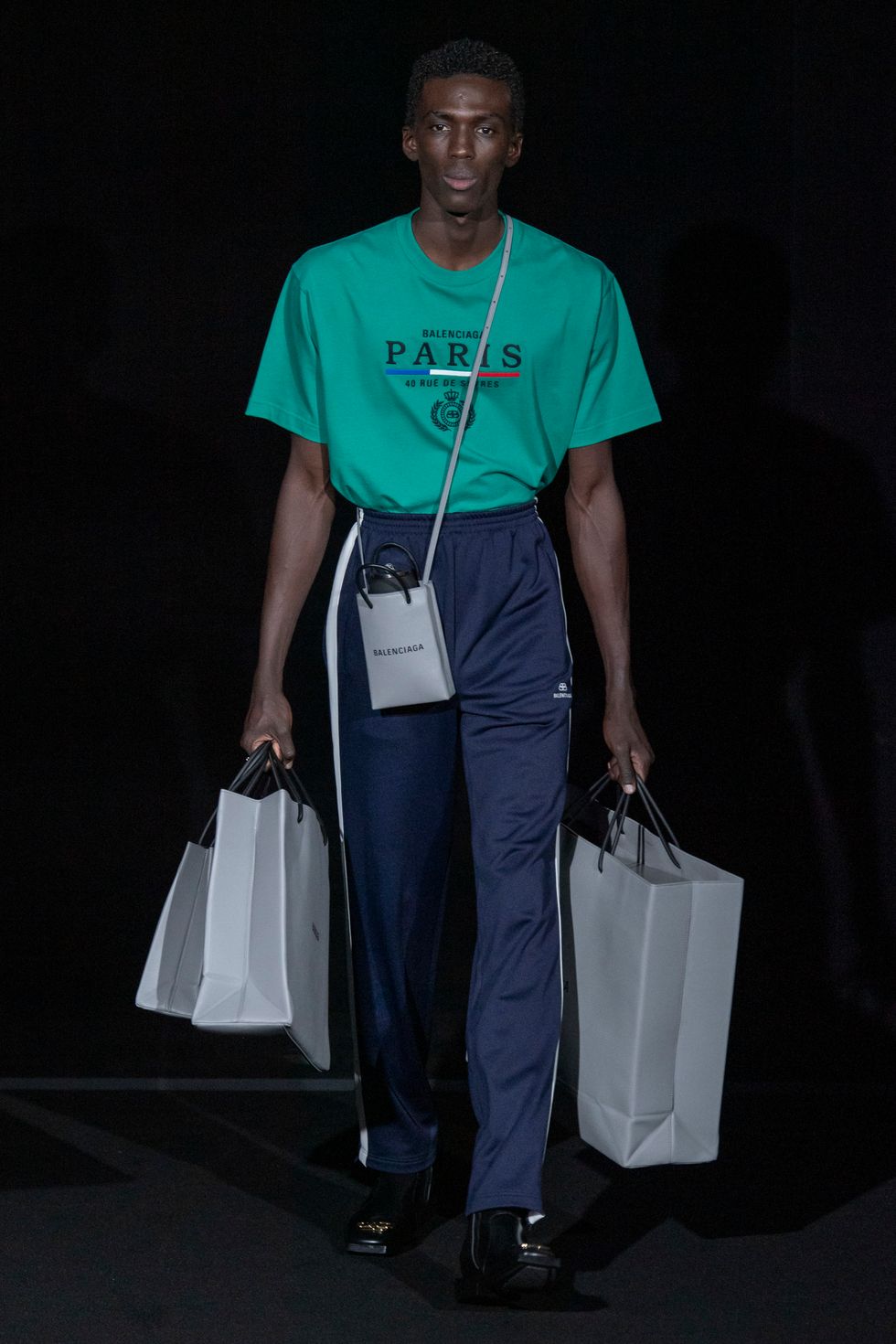 Structured Collars and High-Impact Neon at Balenciaga - PAPER Magazine