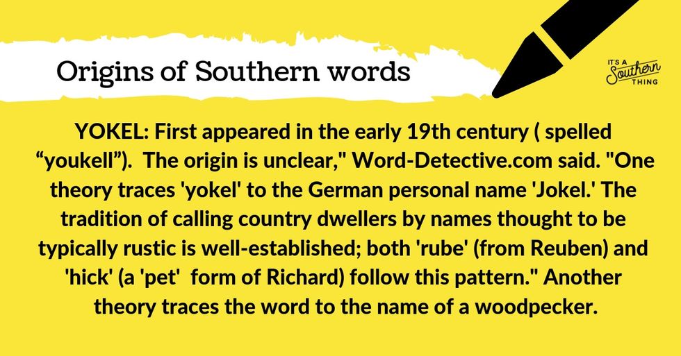 Origins of uniquely Southern words - It's a Southern Thing