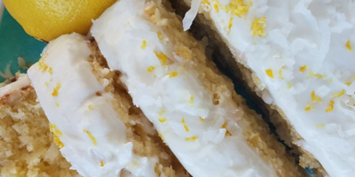 Lemon Coconut Loaf Cake - My Recipe Magic