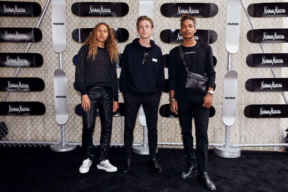 Boo Johnson and Olan Prenatt at Neiman Marcus Beverly Hills - PAPER ...