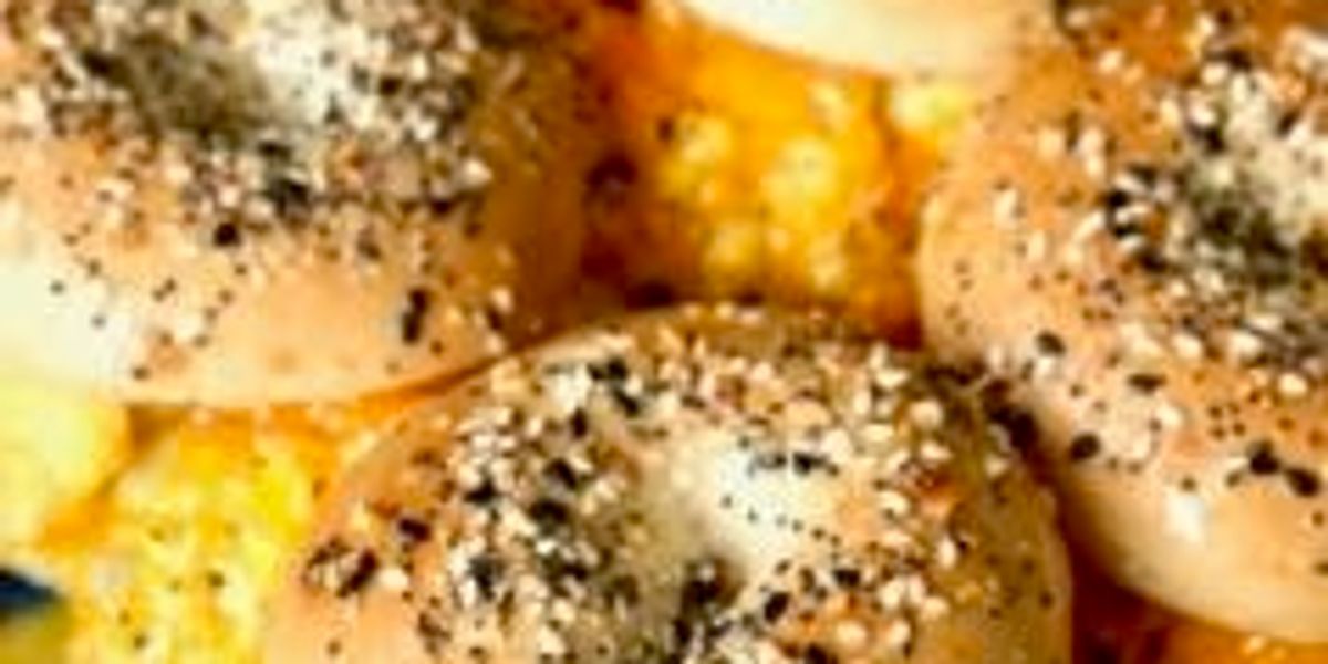 Mini Breakfast Bagels - My Recipe Magic