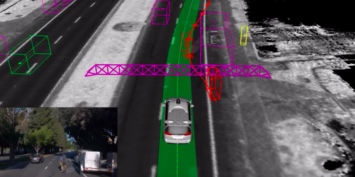 Waymo video shows the car can predict how bicyclists will move - Gearbrain