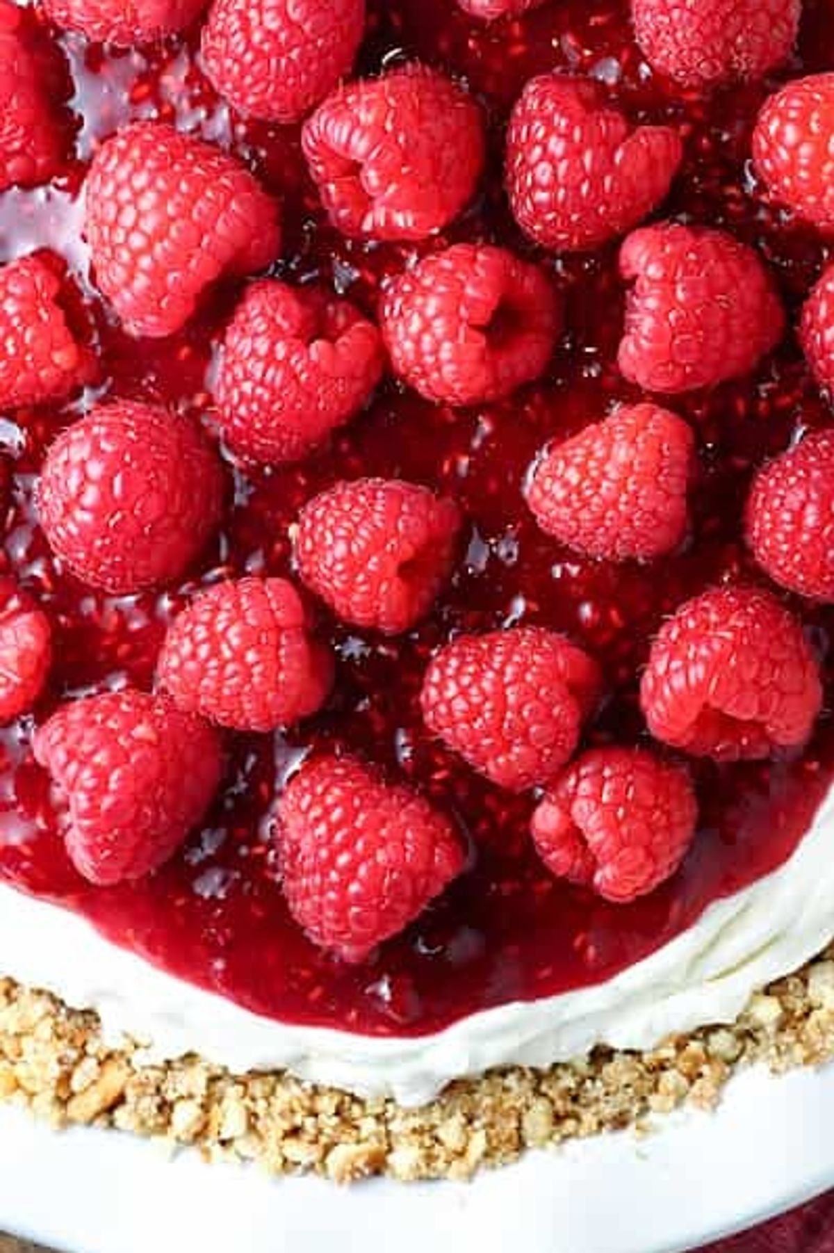 No-Bake Raspberry Cream Cheese Pie | Let's Dish Recipes - My Recipe Magic