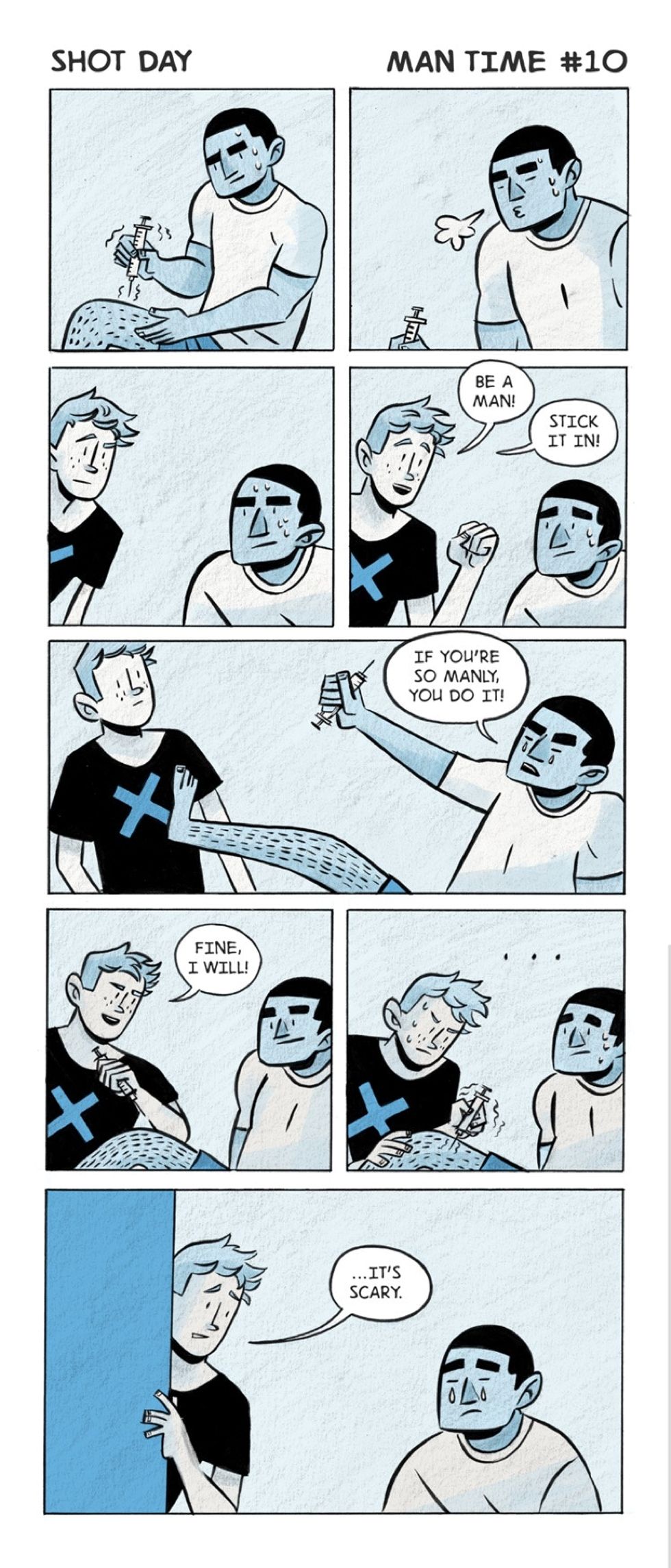 This trans artist turned his awkward moments into a painfully honest ...