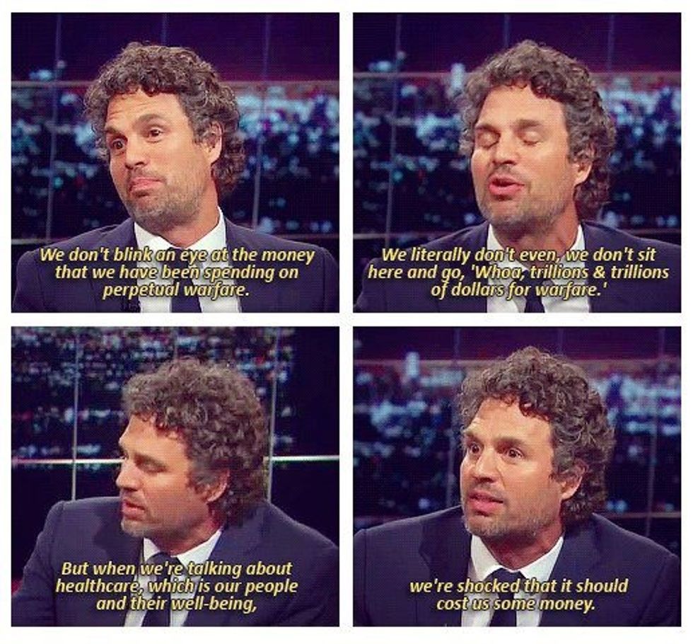 Oh Mark Ruffalo, This Is What I Yell At The TV Too - Upworthy
